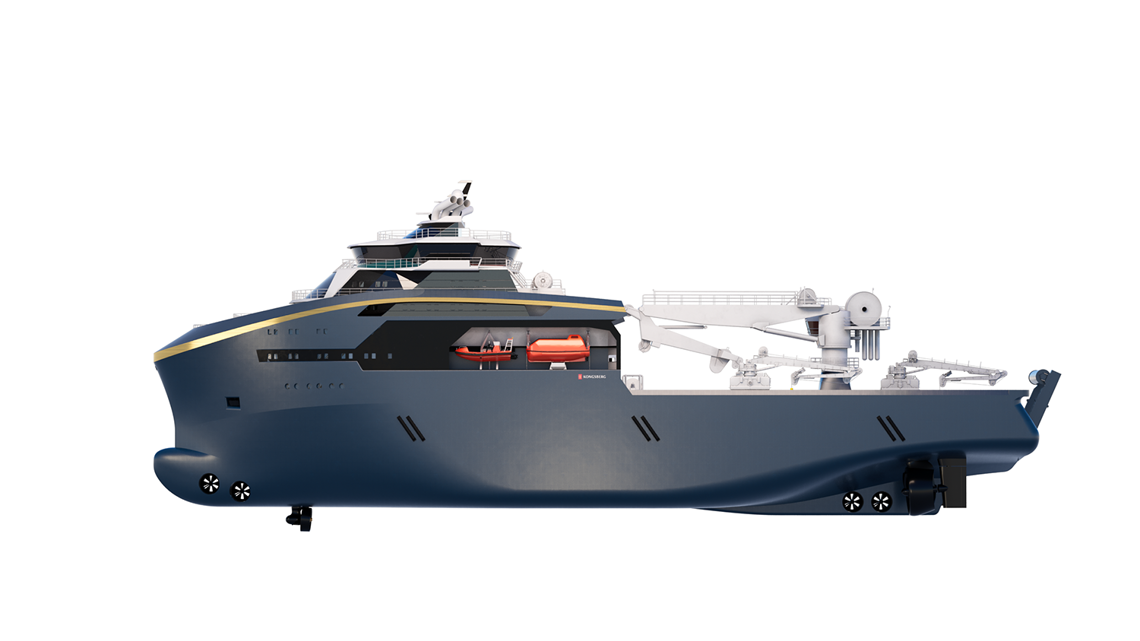 Anchor handling vessel designs - Kongsberg Maritime Anchor handling vessel designs - Kongsberg Maritime