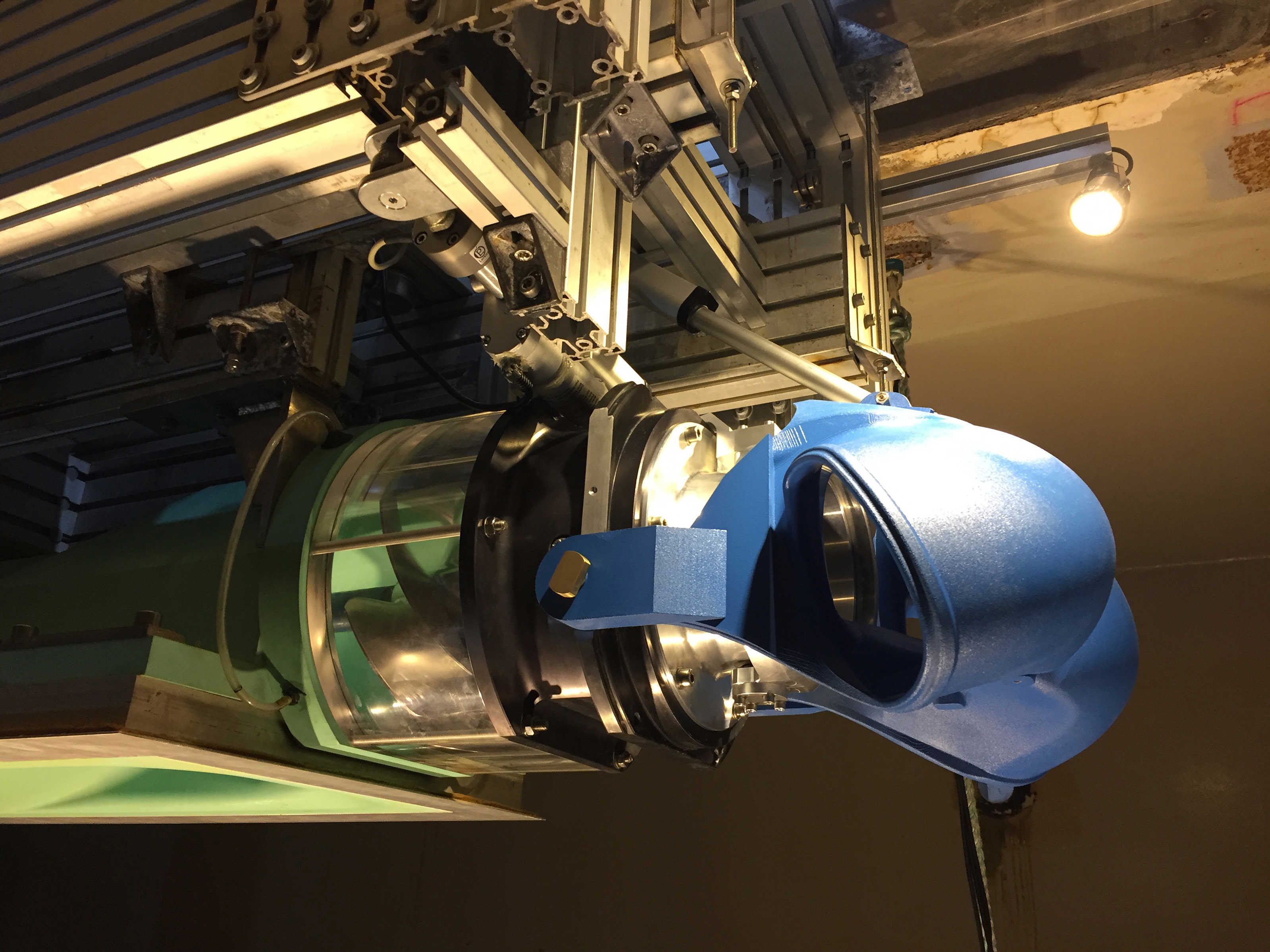 Waterjet system cavitation test - Kongsberg Maritime