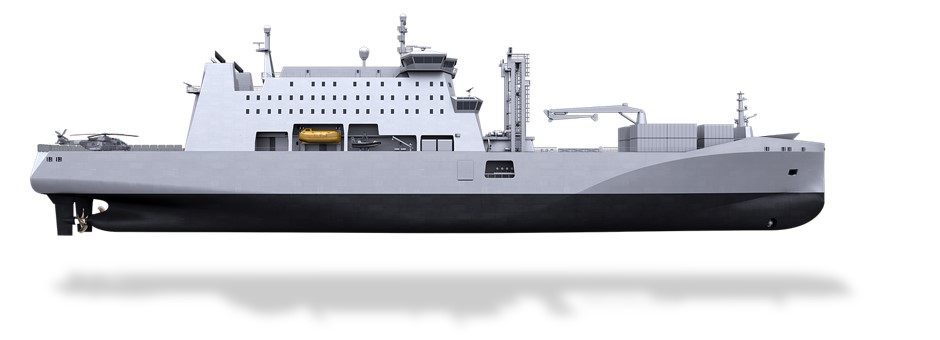 Naval auxiliary vessel | Advanced engineering and support - Kongsberg ...