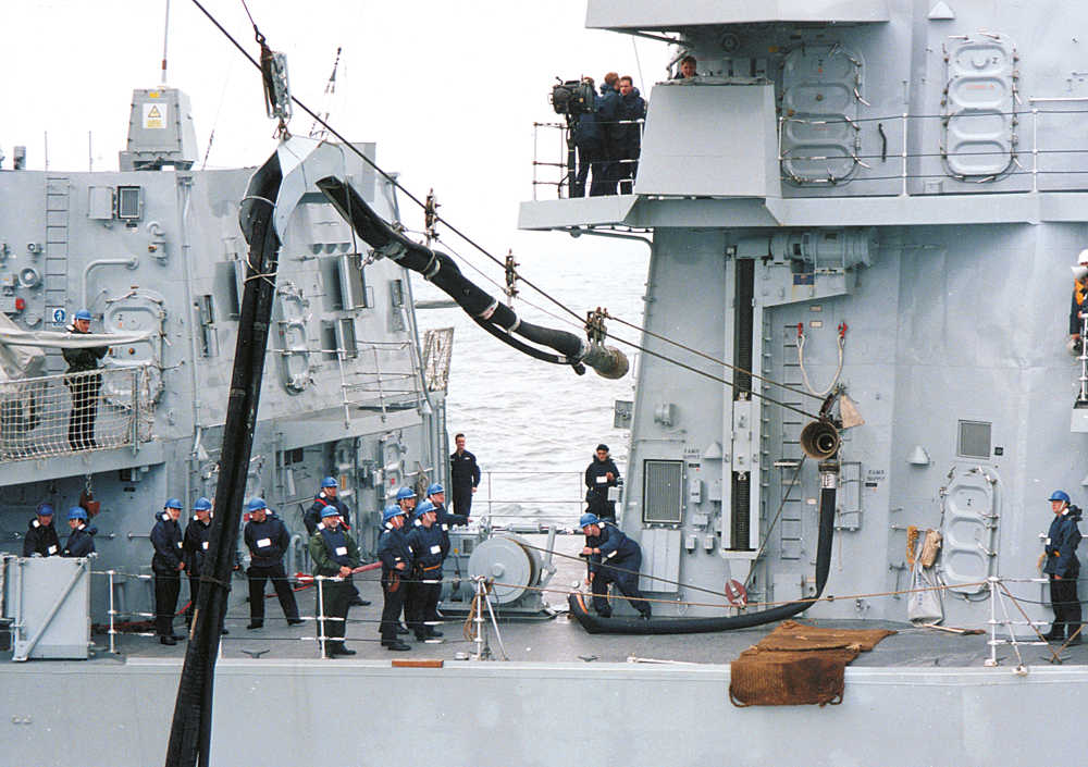 Replenishment at sea RAS/FAS systems - Kongsberg Maritime