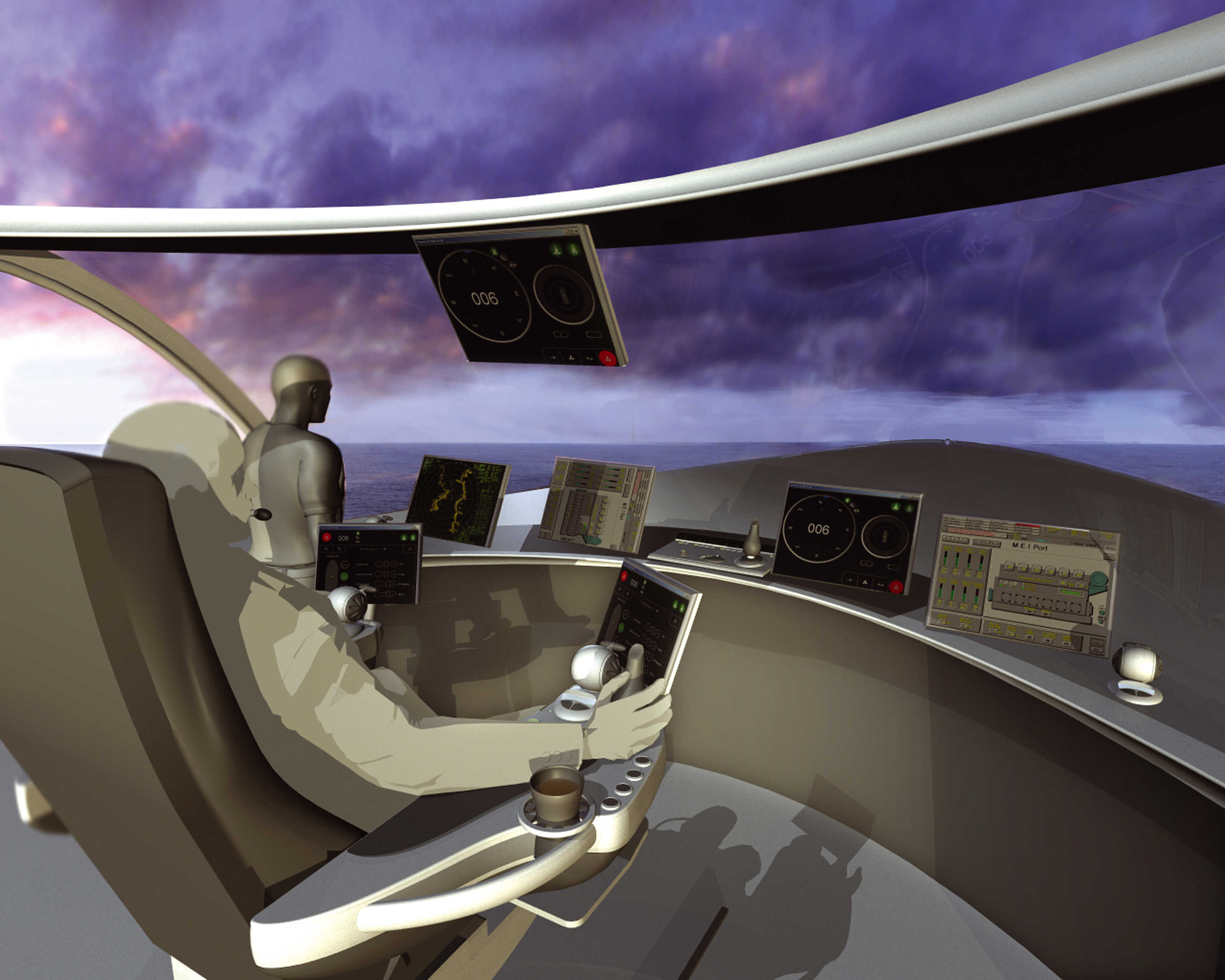 Acon operators bridge chair - Kongsberg Maritime