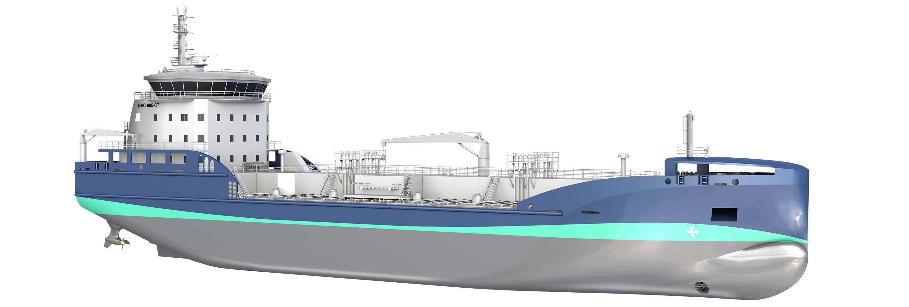 Tanker vessel design - NVC 605 CT tanker - Kongsberg Maritime