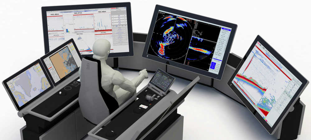 Integrated workstation for fishing vessels - Kongsberg Maritime