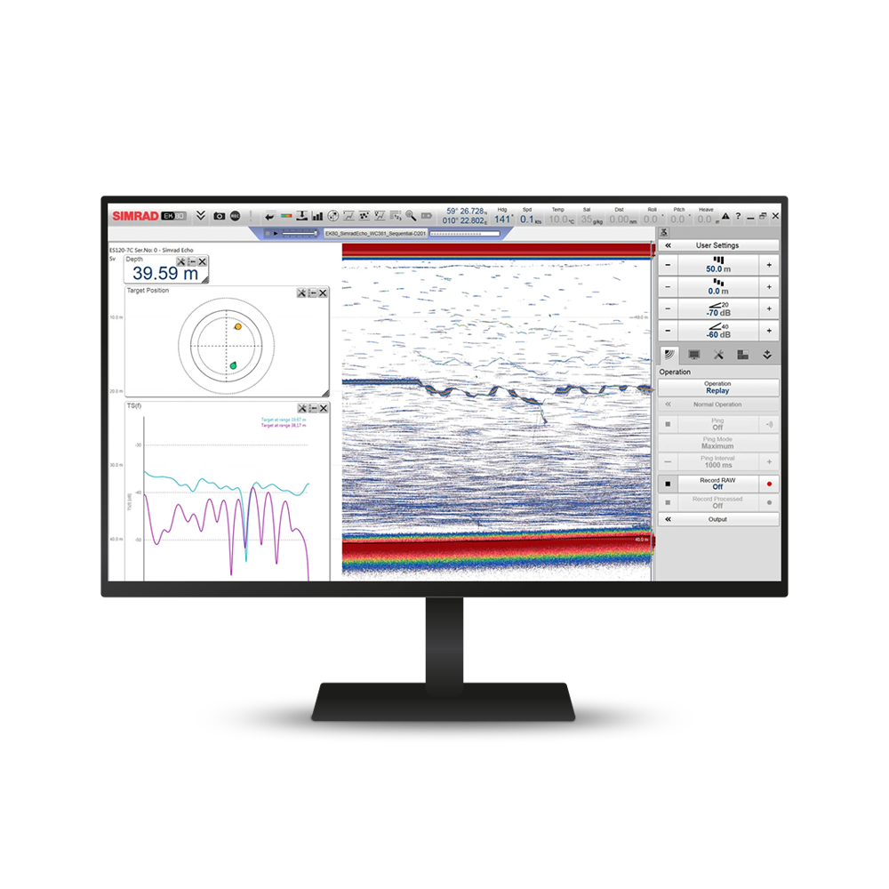 EK scientific echo sounder - Kongsberg Discovery