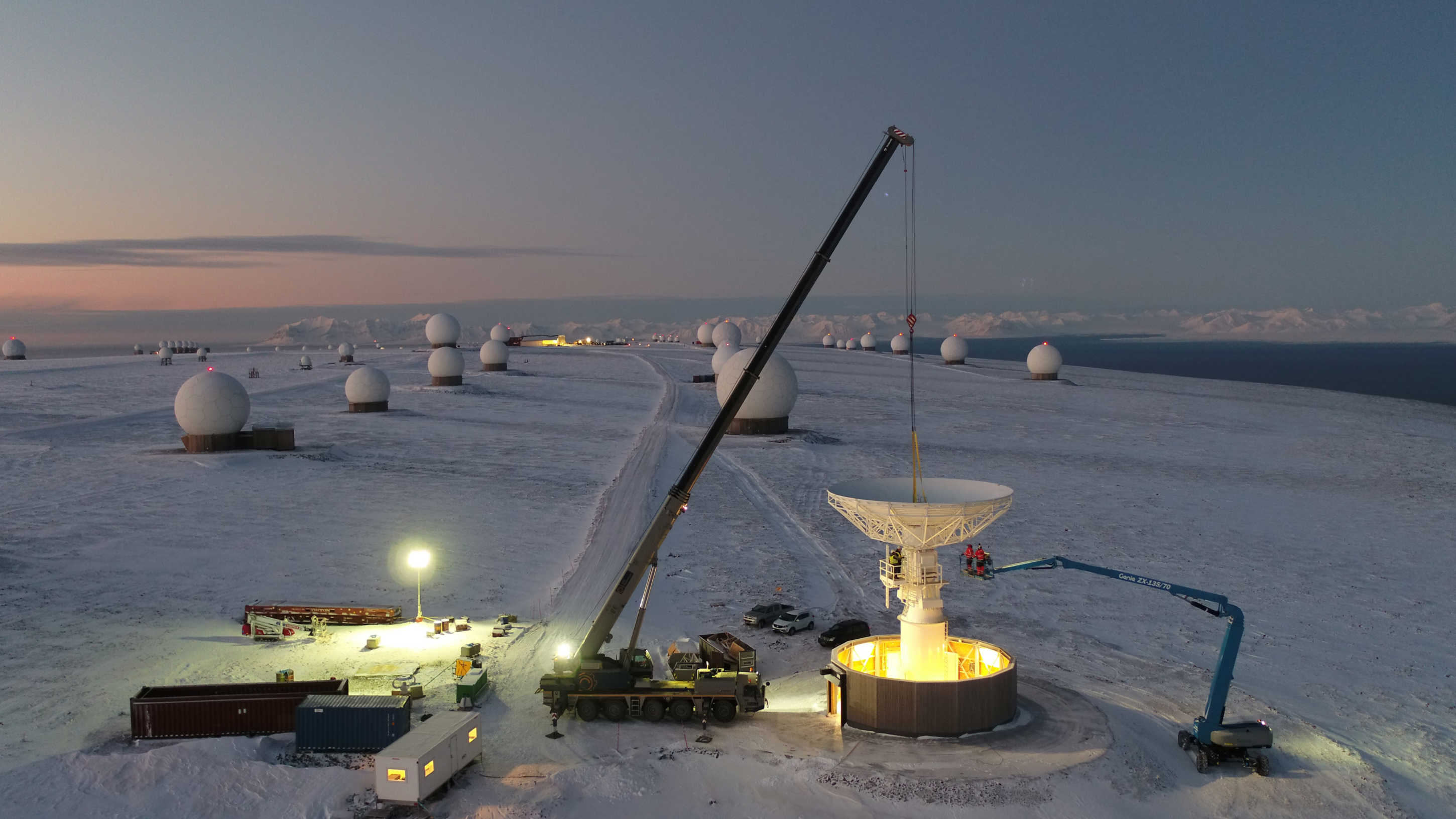 KSAT has installed antenna number 100 at Svalbard Ground Station ...